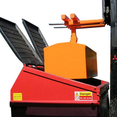 Fork Mounted Skip Compactor
